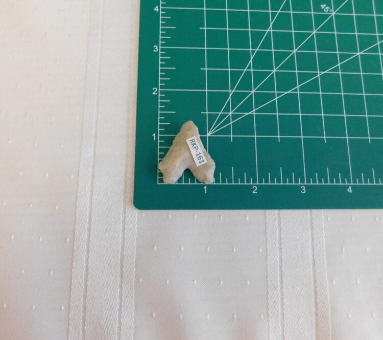 Wheeler Triangular type arrowhead, TRANSLUCENT - Fossils & Artifacts ...